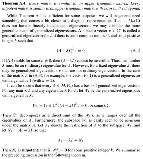 solved using theorem a 4 show that every n x n complex