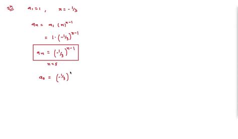 ⏩solved find the fifth term and the nth term of the geometric… numerade