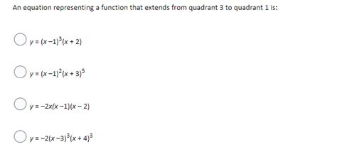 Solved An Equation Representing A Function That Extends From