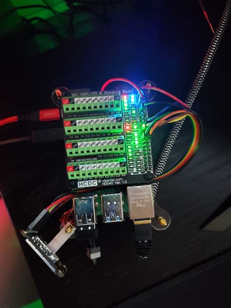 Mo Finance HCDC RPi GPIO Status LED Terminal Block Breakout Board HAT For Raspberry Pi A