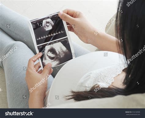 초음파 검사 받는 임산부임신 의료 개념 스톡 사진 516134599 Shutterstock