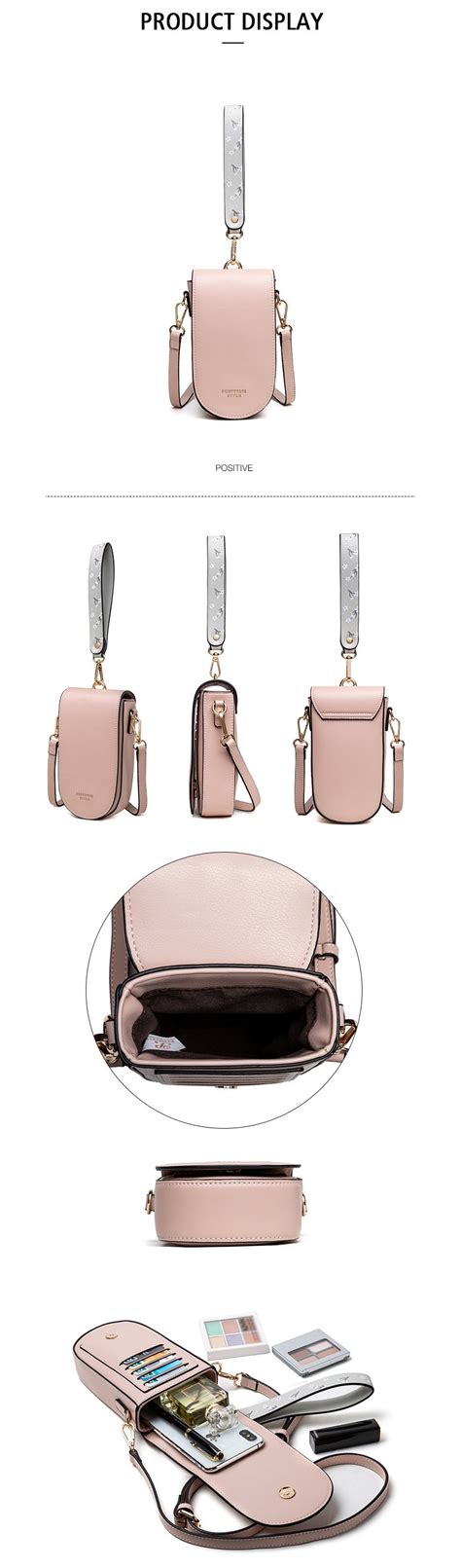 폰크로스백 스트랩 핸드폰 가방 미니 크로스백 온채널