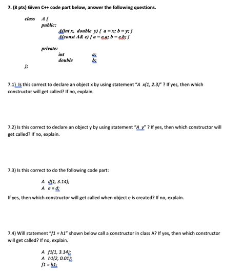 Solved Pts Given A Structure Definition In C Answer Chegg