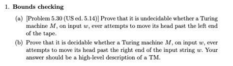 Solved 1 Bounds Checking A Problem 530 Us Ed 514