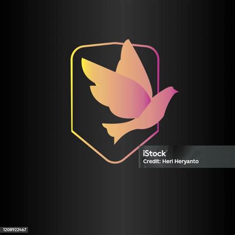 Desain Logo Merpati Simbol Dan Ikon Log Burung Merpati Logovector Dan