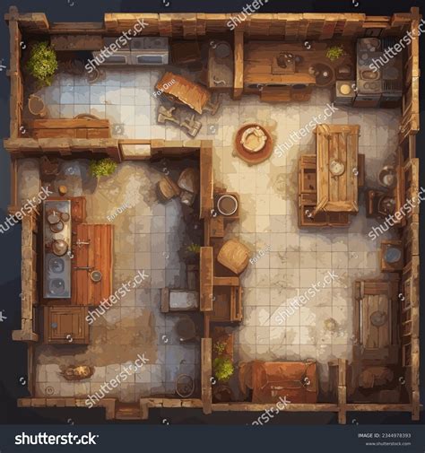 dnd map elemental forge 4k heroic stock illustration 2344978393