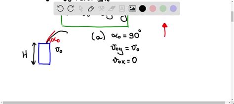 Solvedan Object Is Projected With Initial Speed V0 From The Edge Of
