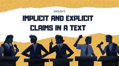 Implicit And Explicit Claims In A Text Pptx