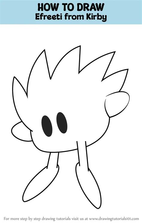 How To Draw Efreeti From Kirby Kirby Step By Step