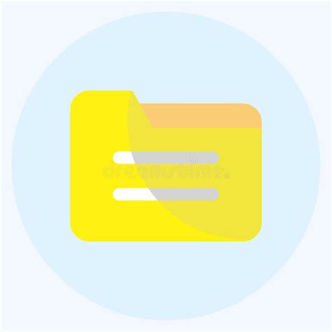 Icon Folder Suitable For Web Interface Symbol Flat Style Simple Design Editable Design