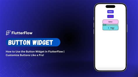 How To Use The Button Widget In Flutterflow Customize Buttons Like A Pro Youtube