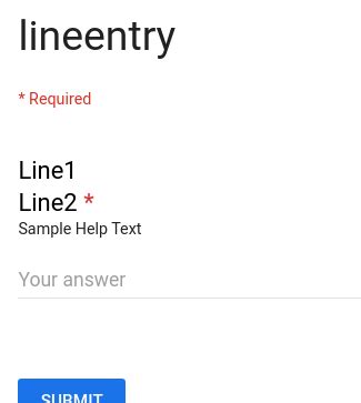 How Do You Add A Line Break In A Google Form Question Google Docs Editors Community