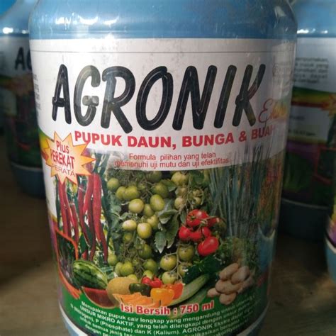 AGRONIK Ekstra Pupuk Cair Lengkap Mengandung Unsur Mikro Aktip Untuk Mempercepat Pertumbuhan