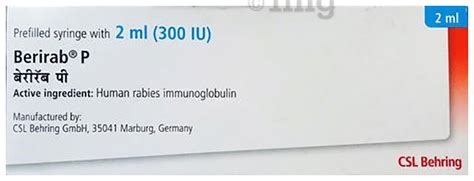 Buy Berirab P Injection Online View Uses Review Price Composi