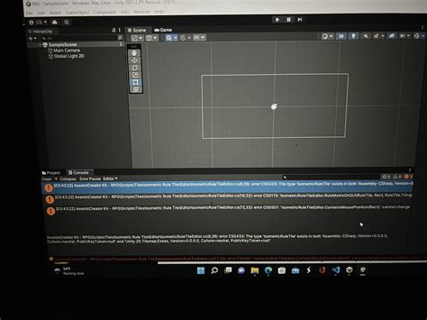 I’m trying the RPG Creator Kit project/tutorial, but I got all of these ...