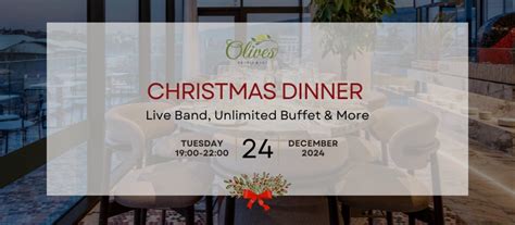 საშობაო ვახშამი რესტორან ოლივში 24 დეკემბერს