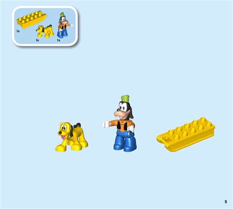 LEGO 10889 Mickey's Vacation House Instructions, Duplo - Mickey