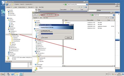 Migrate Virtual Machine Manually Between Hyper V Hosts