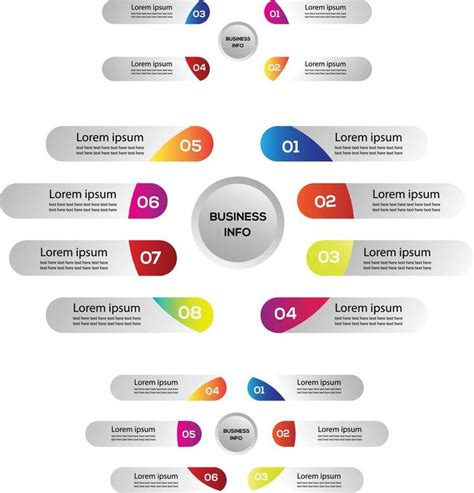Infographics Elements Template For Evolution Series Diagram Creative