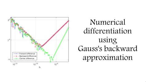 Numerical Differentiation Using Gausss Backward Central Difference