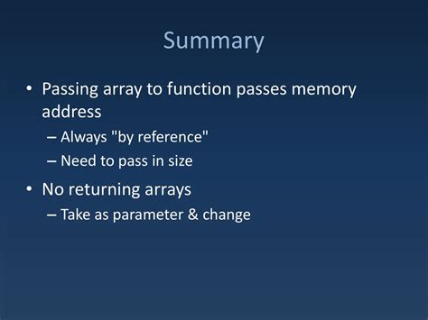 Arrays And Functions Ppt Download