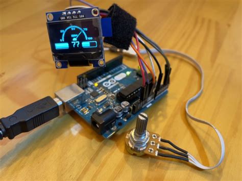 ¿como Crear Gauge Progress Bar Oled Arduino Uno Tutorials Picaio
