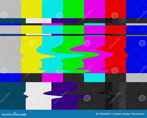 TV Bars Signal Error Stock Illustration Illustration Of Lines