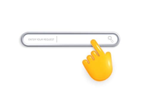 premium vector realistic mouse click cursor composition