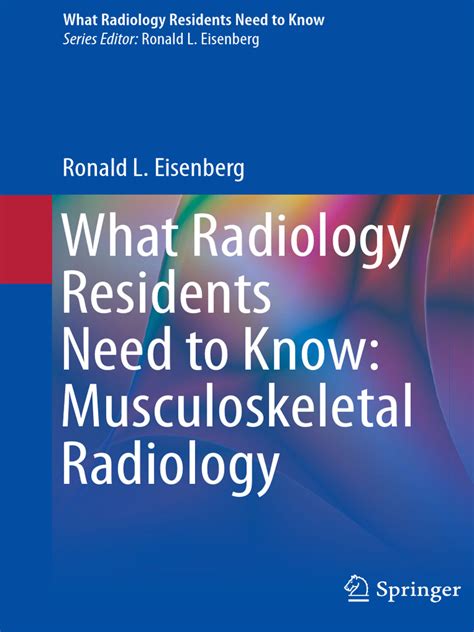 What Radiology Residents Need To Know Musculoskeletal Radiology Pdf Causes Of Death