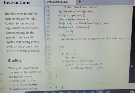Solved The Files Provided In The Code Editor To The Right