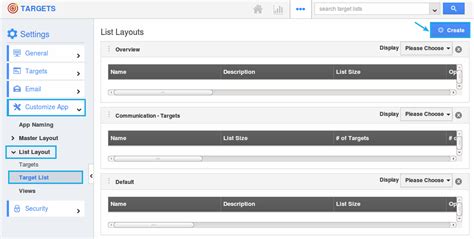 How Do I Customize List Layout With My Preferred Column Sets In Targets