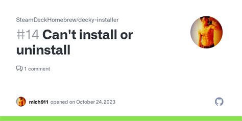 Can T Install Or Uninstall Issue 14 SteamDeckHomebrew Decky Installer GitHub