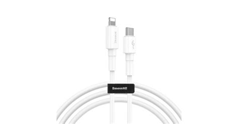 Baseus Type C Lightning Pd 18w Gyors Adat Töltő Kábel Mini Fehér