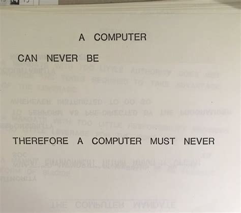 A Computer Can Never Be Held Accountable Know Your Meme