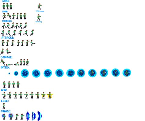 Sebastian Malovec Sprite Sheet By Se2ba4st6ia8n12 On Deviantart