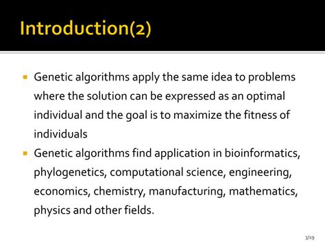 ppt genetic algorithms powerpoint presentation free download id