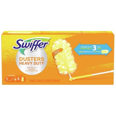 Swiffer 3 In 360 Extended Duster Kit W 1 Handle And 3 Dusters 6 Case Rlw Supply Co