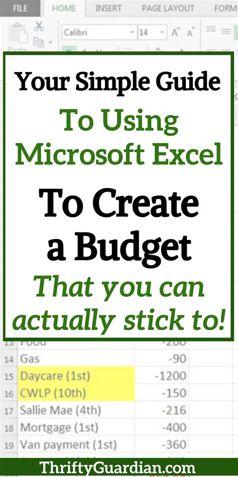 How To Create A Simple Budget With Microsoft Excel Artofit
