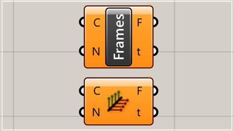 [grasshopper]curve Frames To Create Planes Spaced Evenly Along A Curve In The Tangential