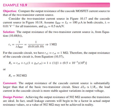 Objective Compare The Output Resistance Of The Chegg