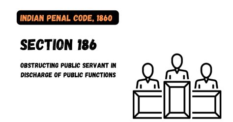Section 186 Obstructing Public Servant In Discharge Of Public Functions The Indian Penal Code