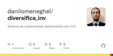 GitHub Danilomeneghel Diversifica Inv Sistema De Criptomoedas