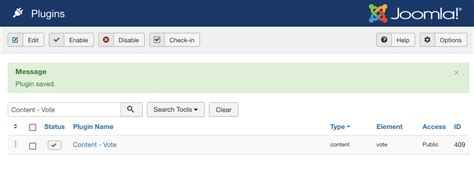 Joomla Integrated Voting