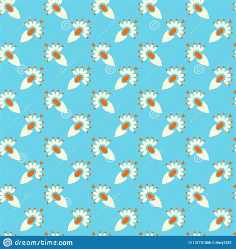 Abstract Vector Pattern Illustration Seamless Ornament Textile Background Stock Vector