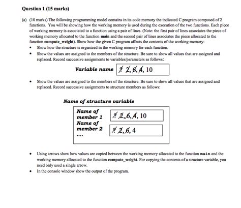 Solved Question 1 15 Marks A 10 Marks The Following