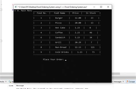Food Ordering System Using C With Free Source Code Sourcecodester