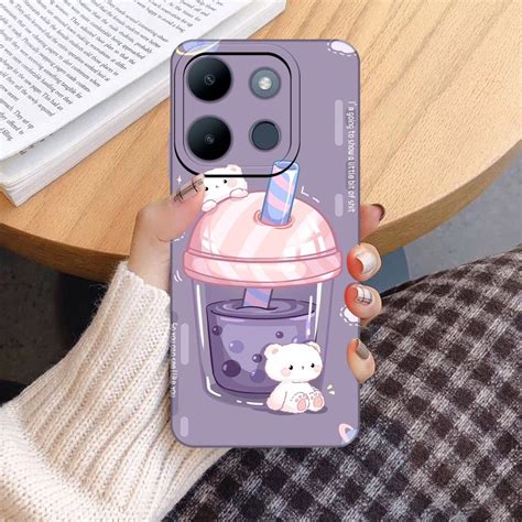 Jual Softcase Hp Infinix Smart Fashion Gambar Kartun Boba Silikon Softcase Cassing