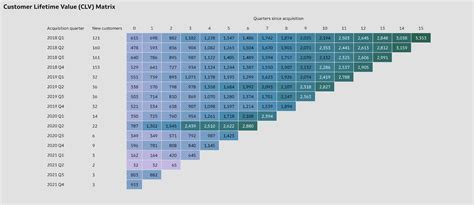 Oracle Analytics Workout Customer Lifetime Value Clv Matrix Federico Venturin