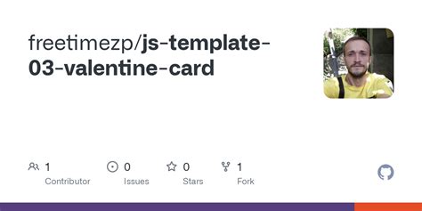 Github Freetimezpjs Template 03 Valentine Card