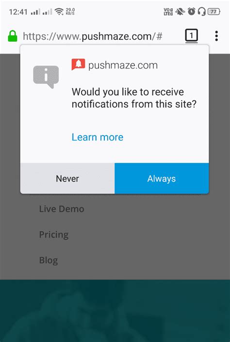How To Enable Push Notifications In Mozilla Firefox